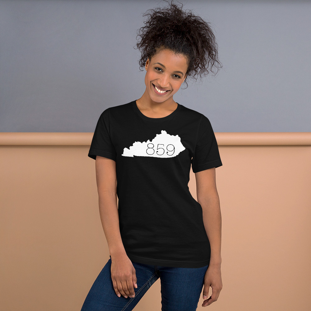 Area Code 859 (Women's) - Bella+Canvas Unisex Tee - Underwood Design